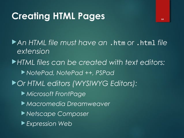 Html basics | PPT