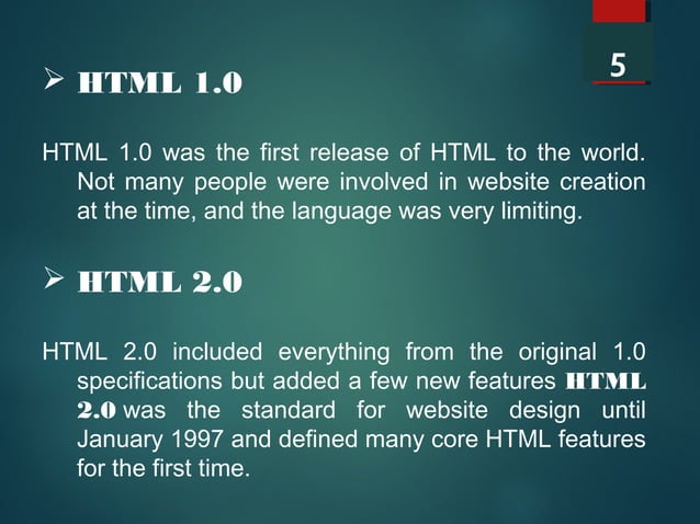 Html basics | PPT
