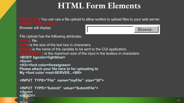 Html form | PPT