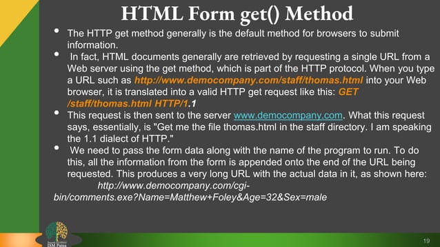 Html form | PPT