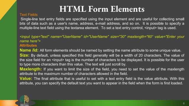 Html form | PPT