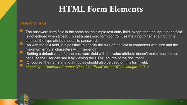 Html form | PPT
