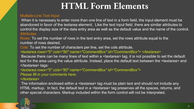 Html form | PPT