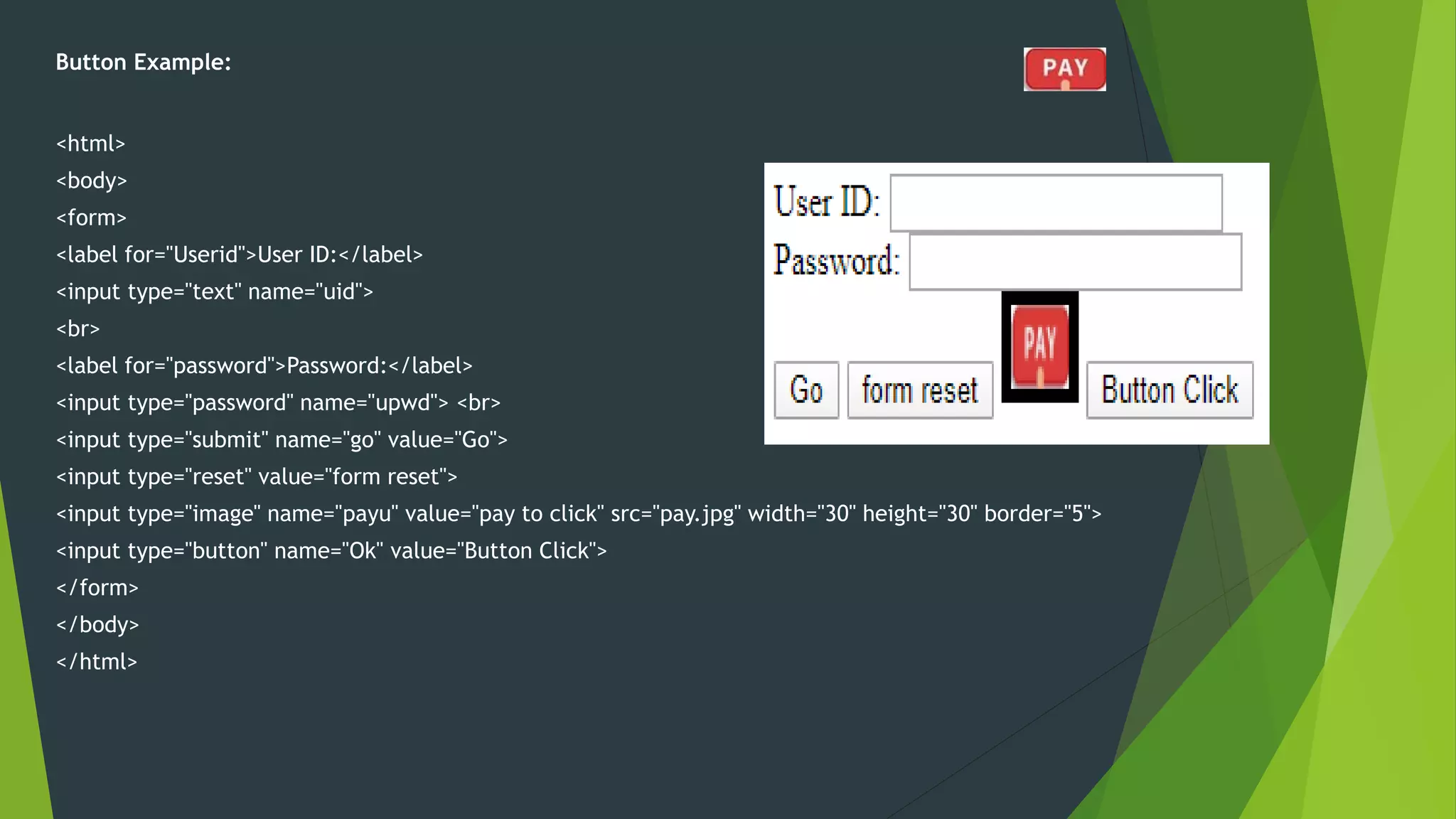 Html Form Controls | PDF