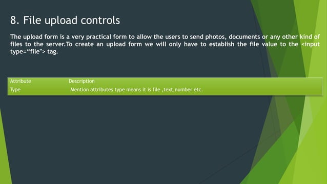 Html Form Controls | PDF