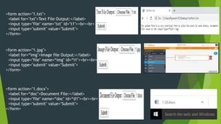 Html Form Controls | PDF