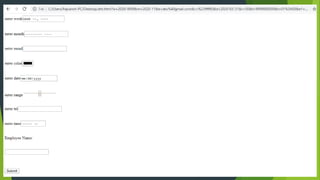 Html Form Controls | PDF