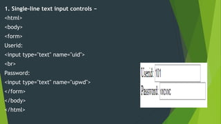 Html Form Controls | PDF