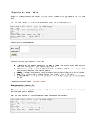 Html forms | PDF