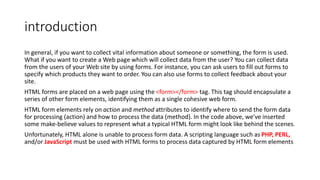 Html forms | PPTX