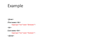 Html forms | PPTX