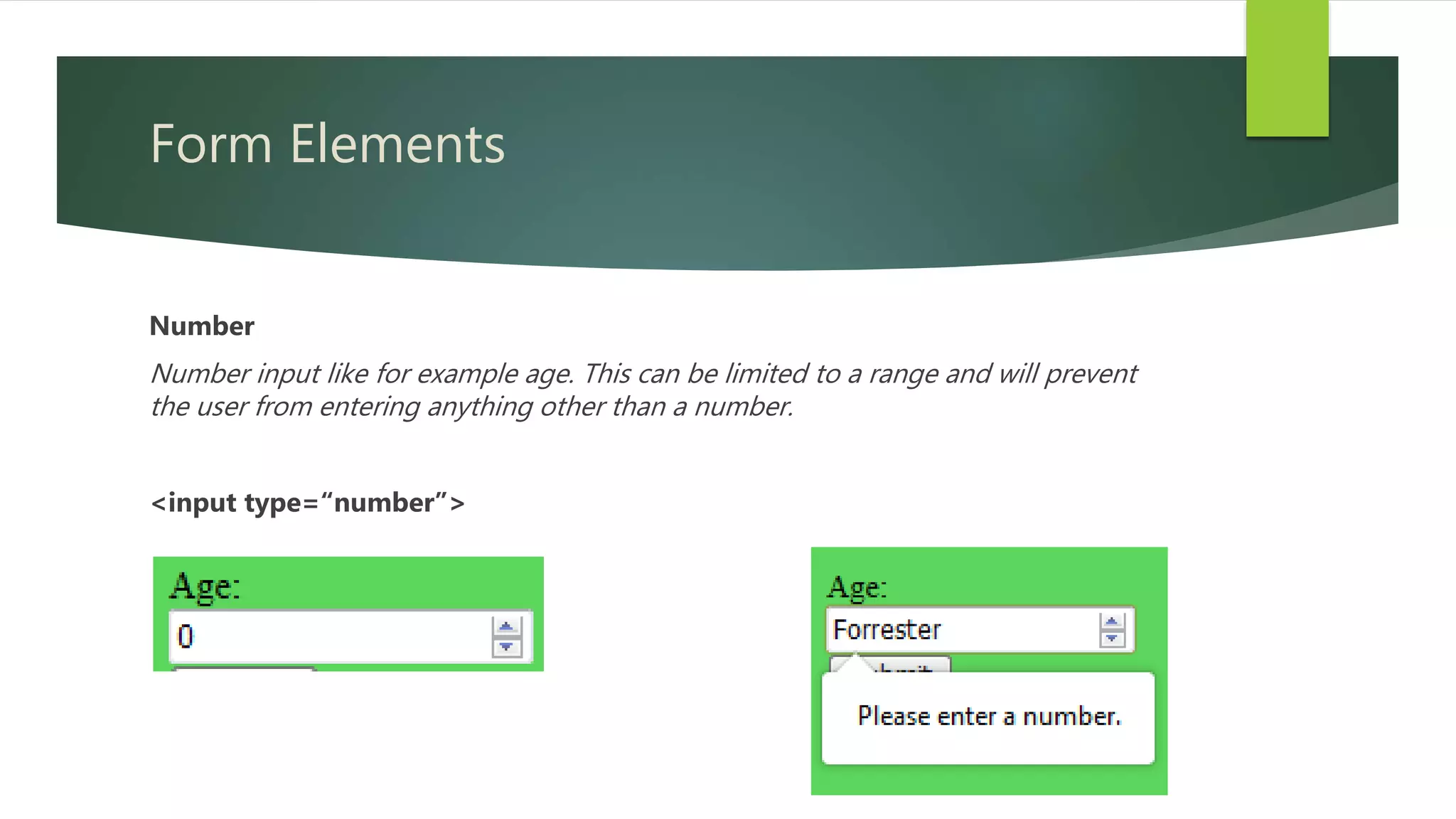 Higher - HTML forms | PPT