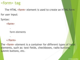 Html forms | PPT