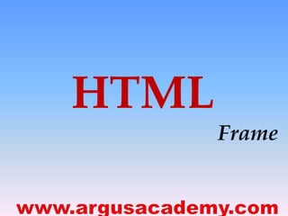 Html frame | PPT
