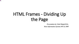 Html frames | PPTX