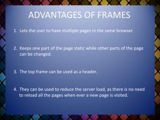 Html frames | PPTX