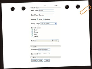 HTML frames and HTML forms | PPTX
