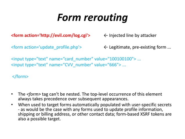 Html hacking - when javascript is just not good enough | PPTX