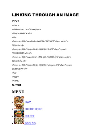 Class 10th FIT Practical File(HTML) | DOCX