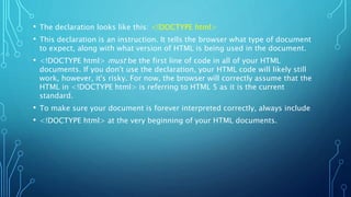 Html (hypertext markup language) | PPTX | Web Design and HTML | Internet