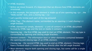 Html (hypertext markup language) | PPTX | Web Design and HTML | Internet