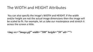 Html images and html backgrounds | PPTX