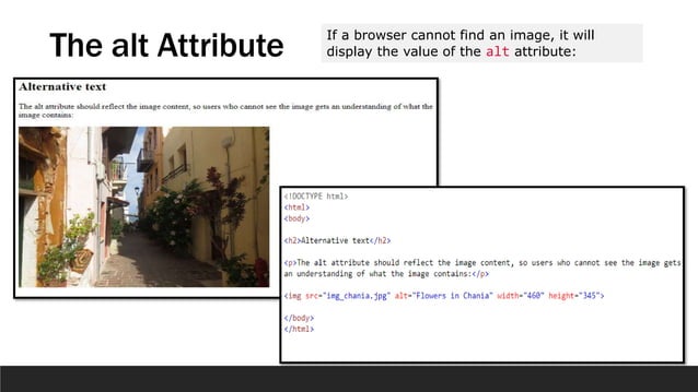 Html images syntax | PPTX