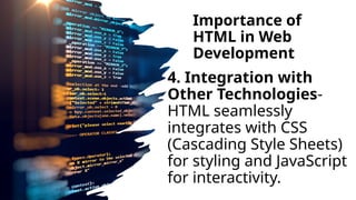 Introduction to HTML for my Special Class | PPTX