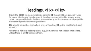 HTML Introduction | PPT