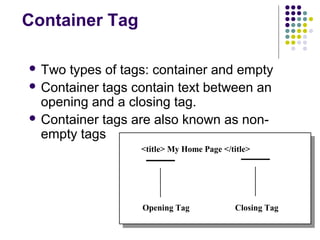 Html Slide Part 1 PPT