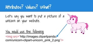 Intro to HTML (Kid's Class at TIY) | PDF