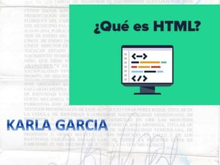 Html karla | PPT