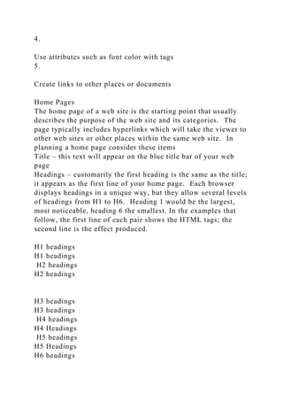HTML Lab ProjectTo create a simple web page you will need to use.docx