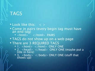 Html lesson1 5 | PPT