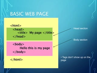 Html lesson1 5 | PPT