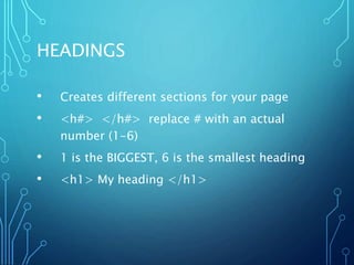 Html lesson1 5 | PPT