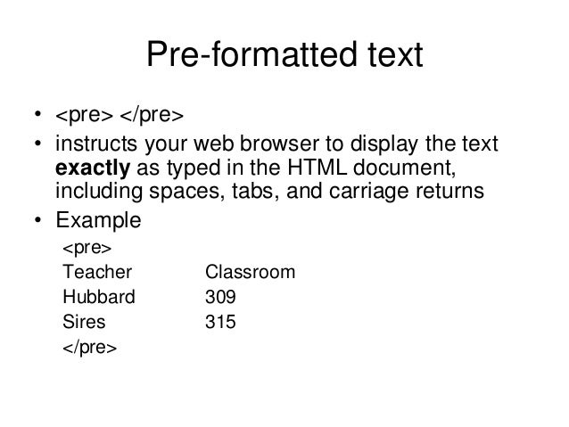 HTML Lesson 5