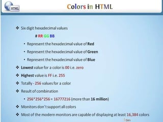 Html level ii | PPSX