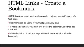 Html links | PPTX