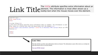 Html links | PPTX