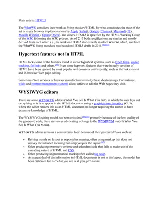 INTRODUCTION TO HTML | DOCX