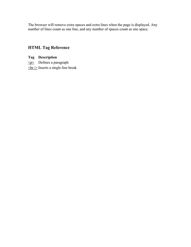Html notes | PDF | Web Design and HTML | Internet