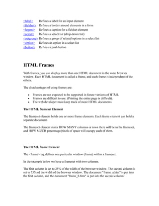 Html notes | PDF