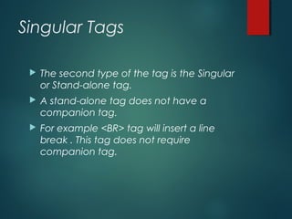 Html for beginners part I | PPT | Free Download