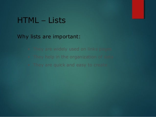 Html for beginners part I