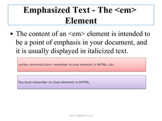 Html phrase tags | PDF