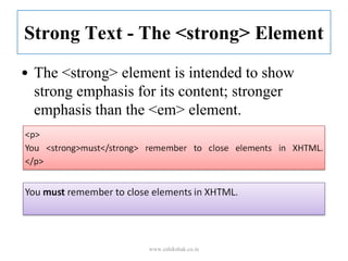 Html phrase tags | PDF