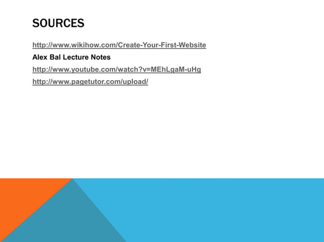HTML Tutorial | PPTX | Web Design and HTML | Internet