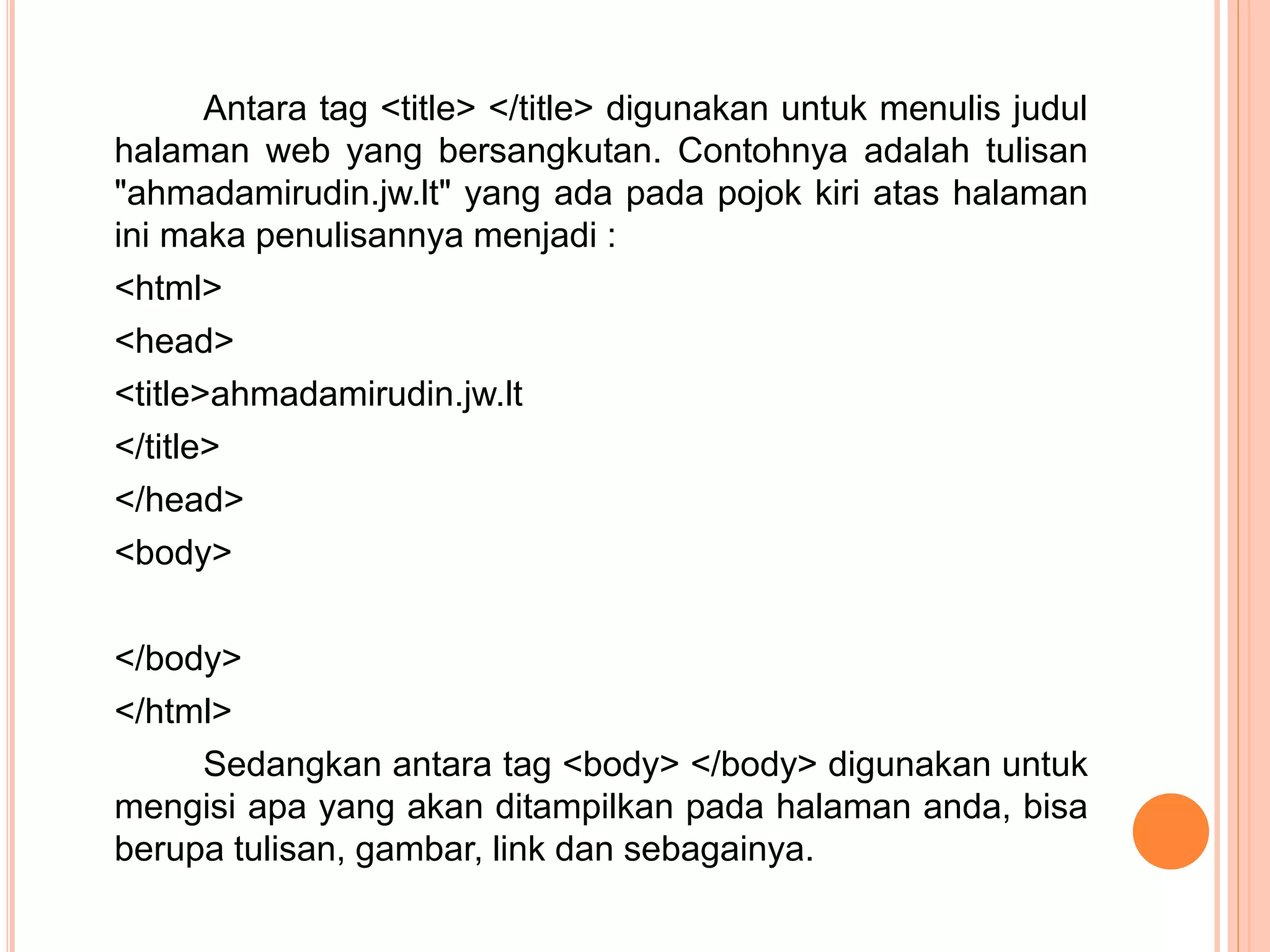 Html power point | PPTX