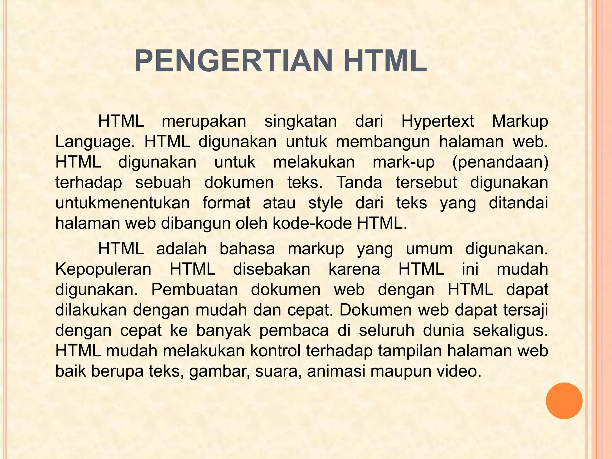 Html power point | PPTX